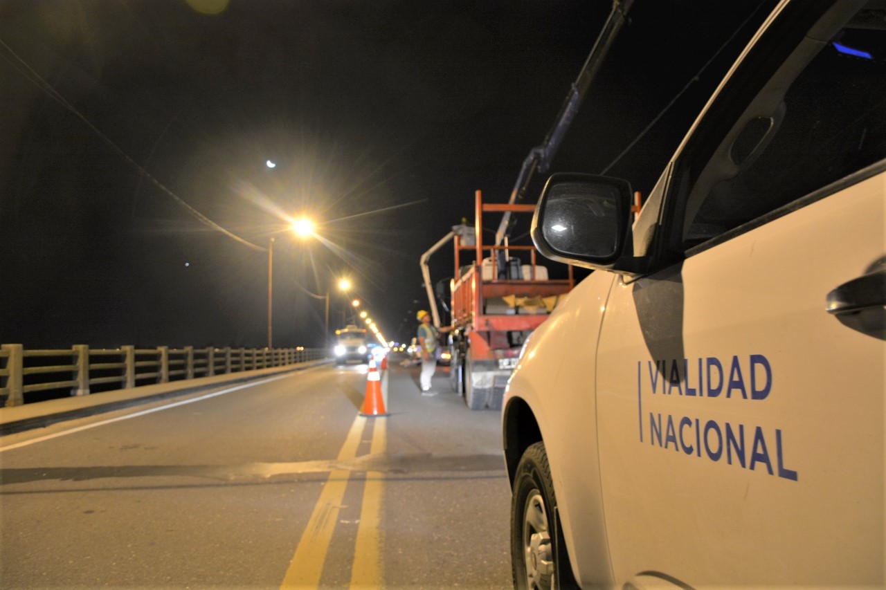 Luminarias en rutas nacionales de Santa Fe | INFO VERA